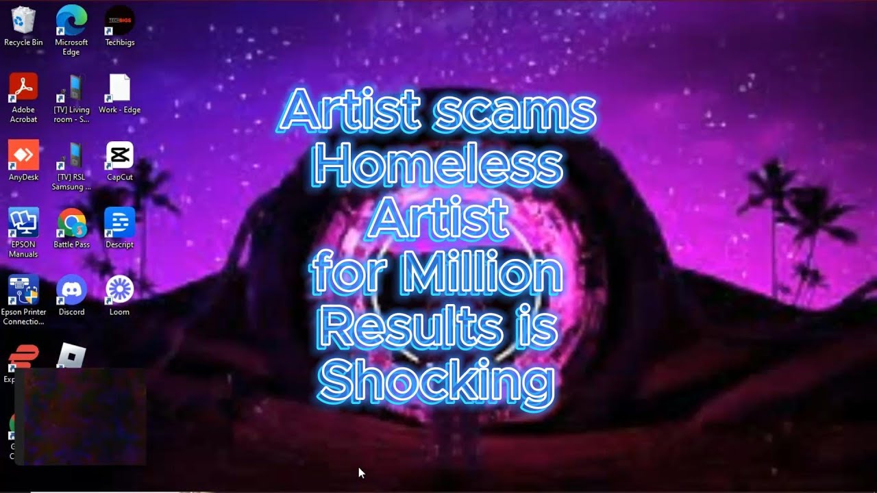 Artist Scams Homeless Artist for $500.000 Result is Shocking - YouTube