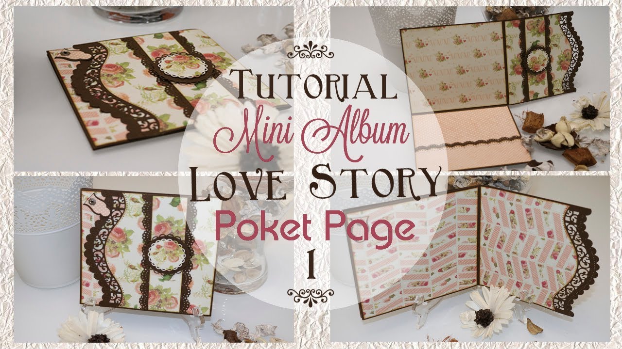 Mini Album Love Story Collections ♡ Tutorial ♡ Poket Page N.1 - YouTube
