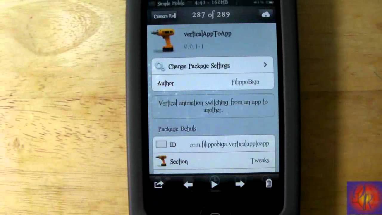 VerticalAppToApp (Cydia Tweak) - Vertical Animation Switching from One ...