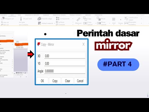Perintah Dasar Mirror, #Part 4 - TUTORIAL TEKLA STRUCTURE - YouTube