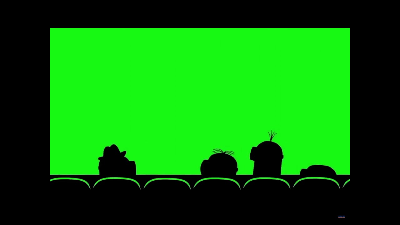 Minions watching green screen - YouTube