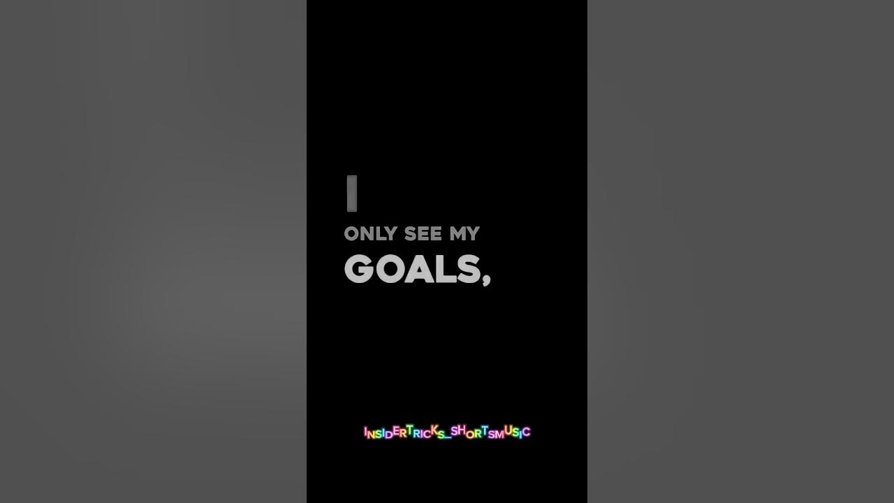 I only see my goals #sevenyears #lukasgraham #music #lyrics # ...