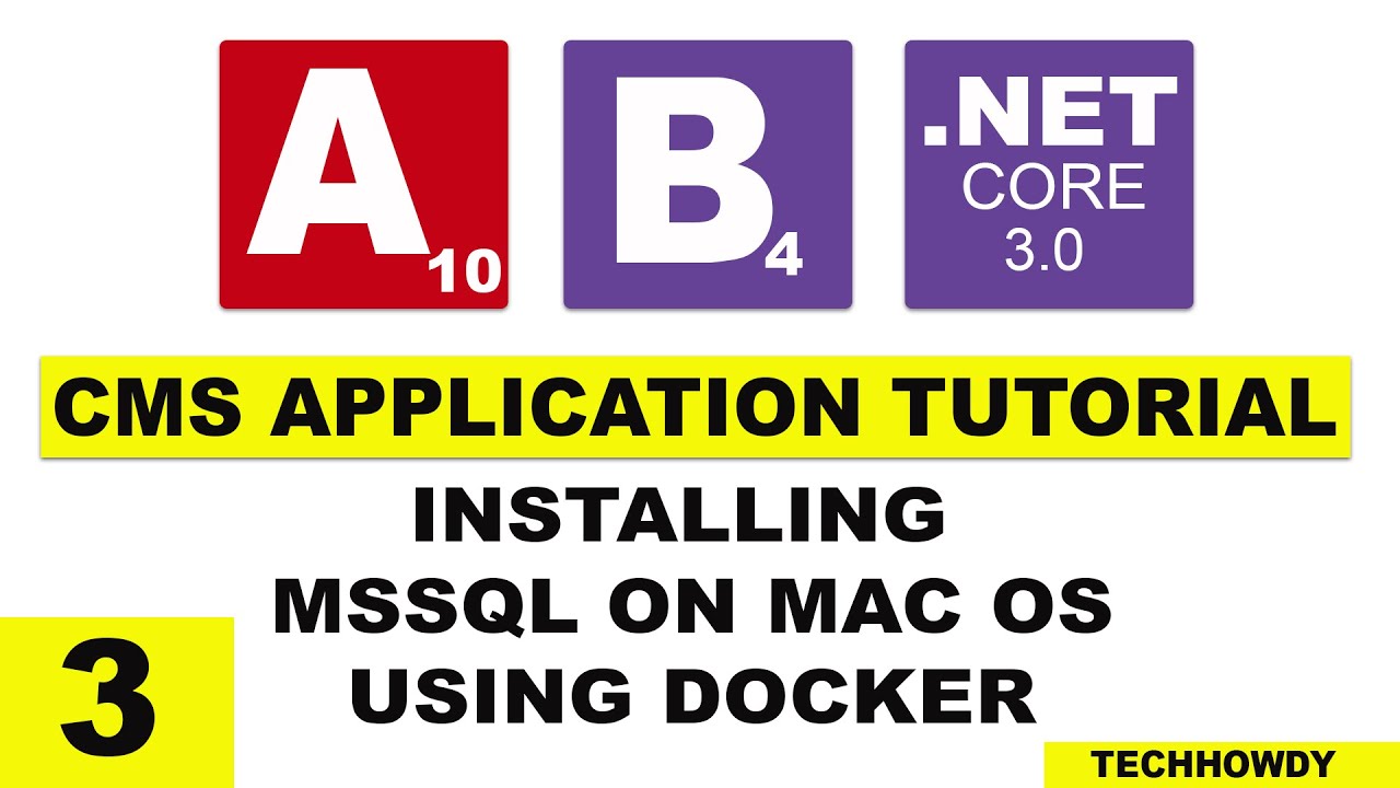 Installing Mssql On Macos Using Docker Cms Application Tutorial 6447