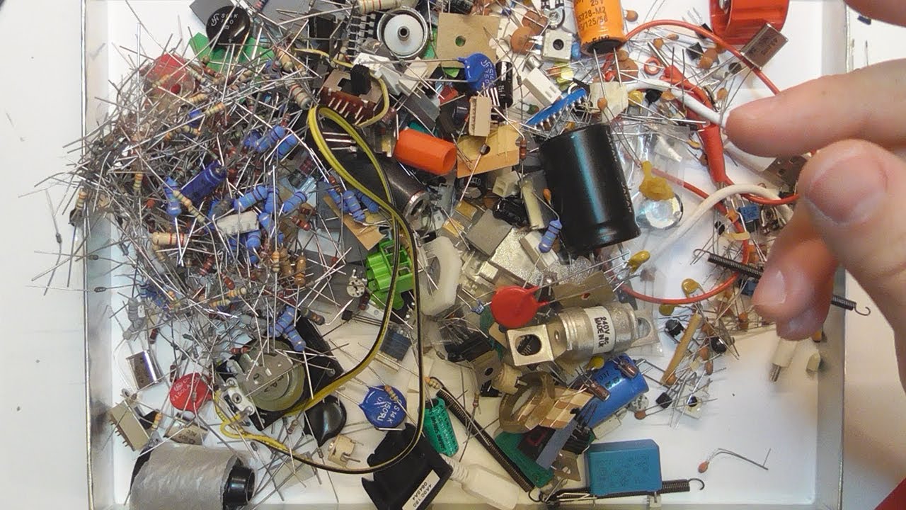 Luck Package #1 - Lots of electronic components - YouTube