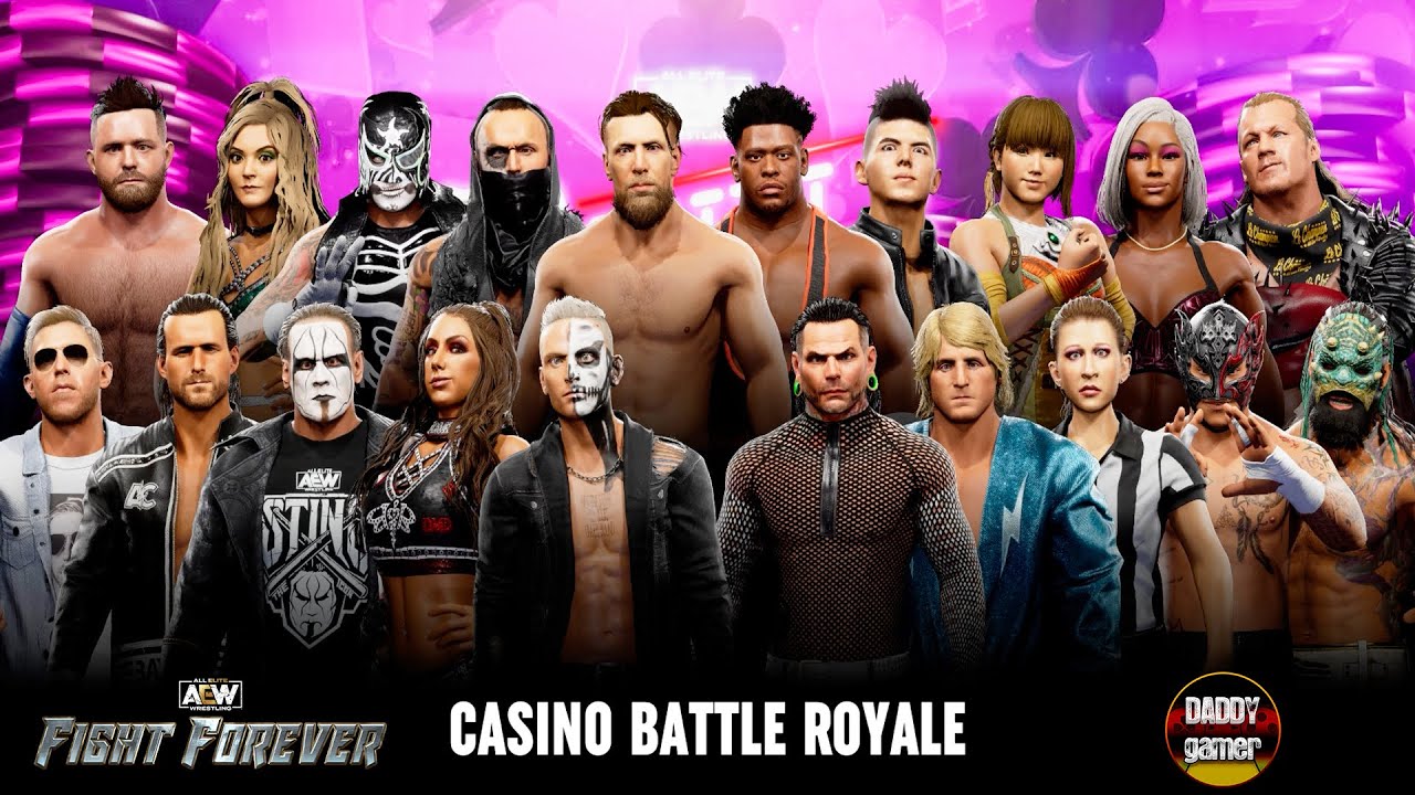 Team Darby Allin | Casino Battle Royale | AEW Fight Forever Gameplay ...