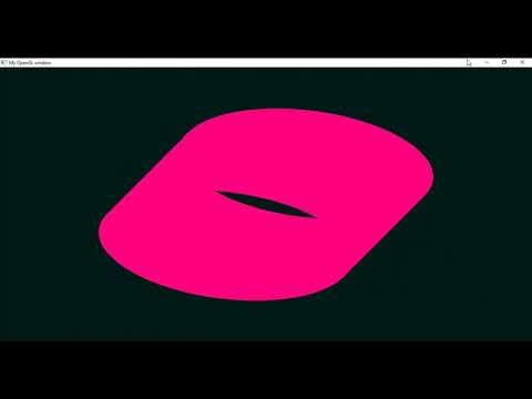 Python shape modeling using OpenGL render mechanism, cylinders, prisms ...