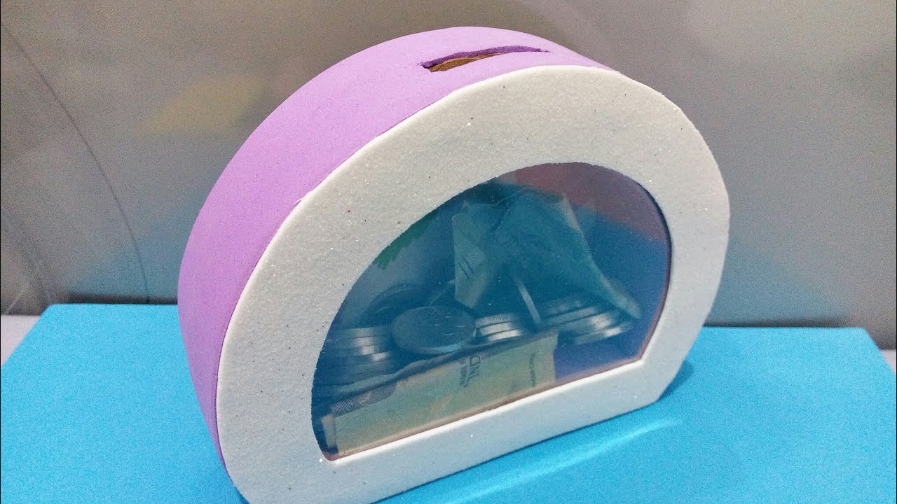 DIY Easy and Simple Piggy Bank [[ Cardboard Craft ]] - YouTube