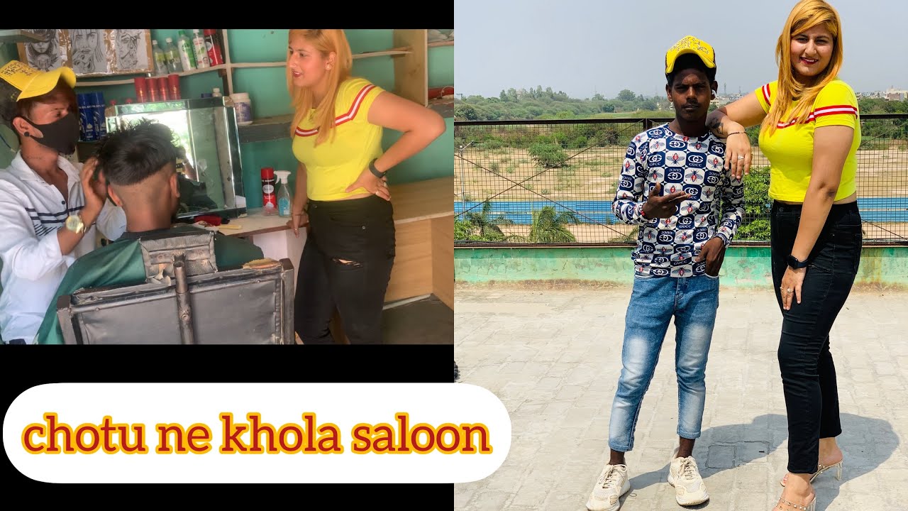 chotu aur kalia ne khola chota saloon ️ - YouTube
