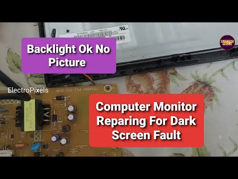 LCD Monitor Dark Screen,No Picture|Backlight Ok|Universal Inverter ...