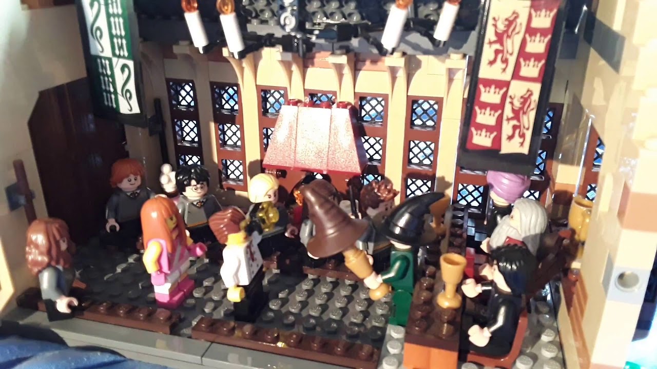 Tim and Jen Tracker get sorted at hogwarts stop motion - YouTube