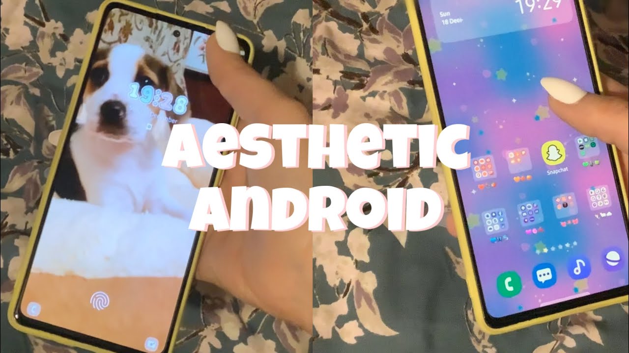HOW I HAVE AN AESTHETIC ANDROID PHONE 🐚🤍// How to make your android ...