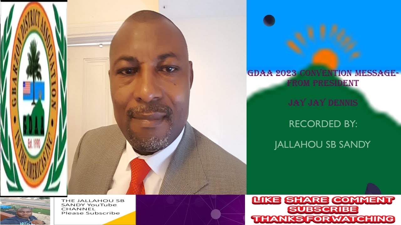 GDAA 2023 CONVENTION - A MESSAGE FROM PRESIDENT DENNIS - YouTube