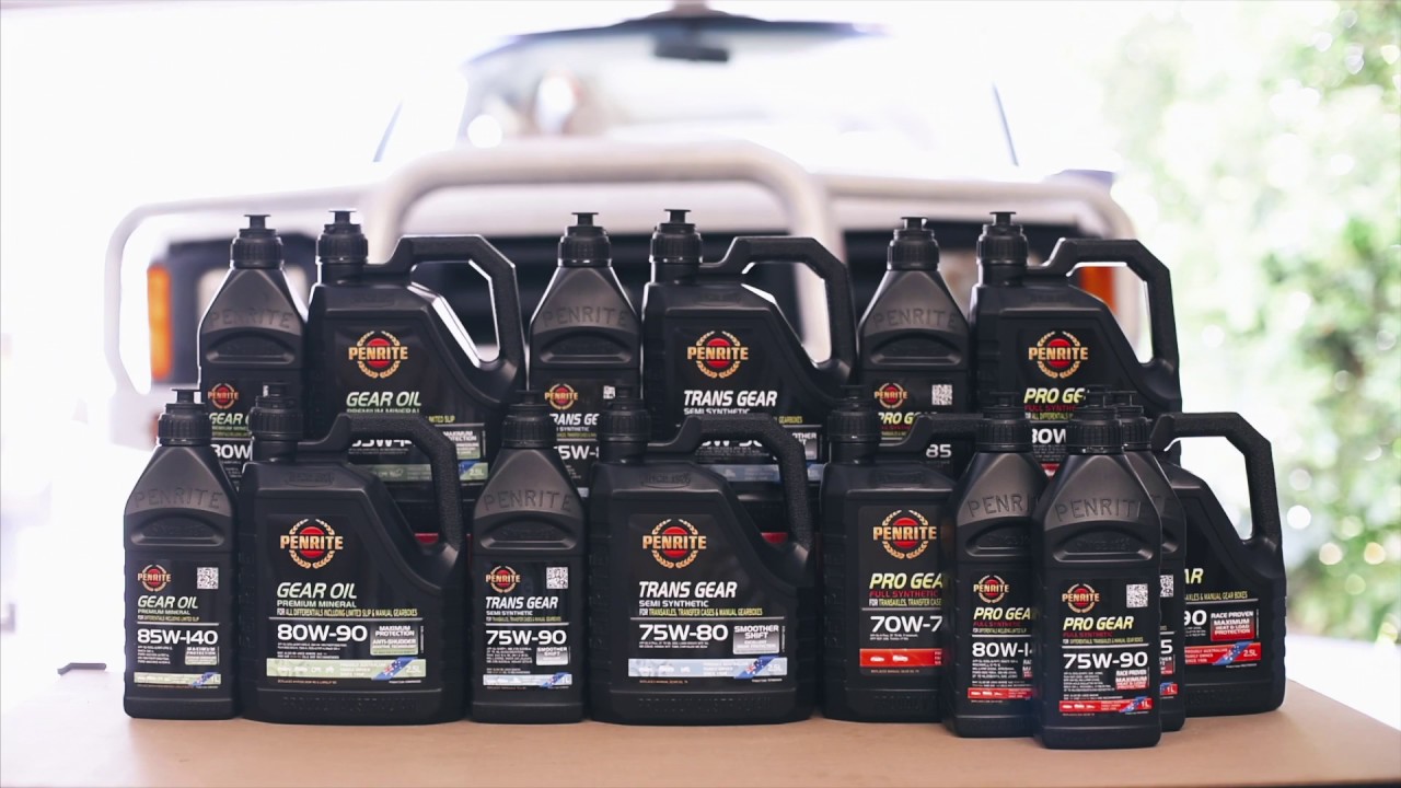 Penrite Gear Oil Range - YouTube
