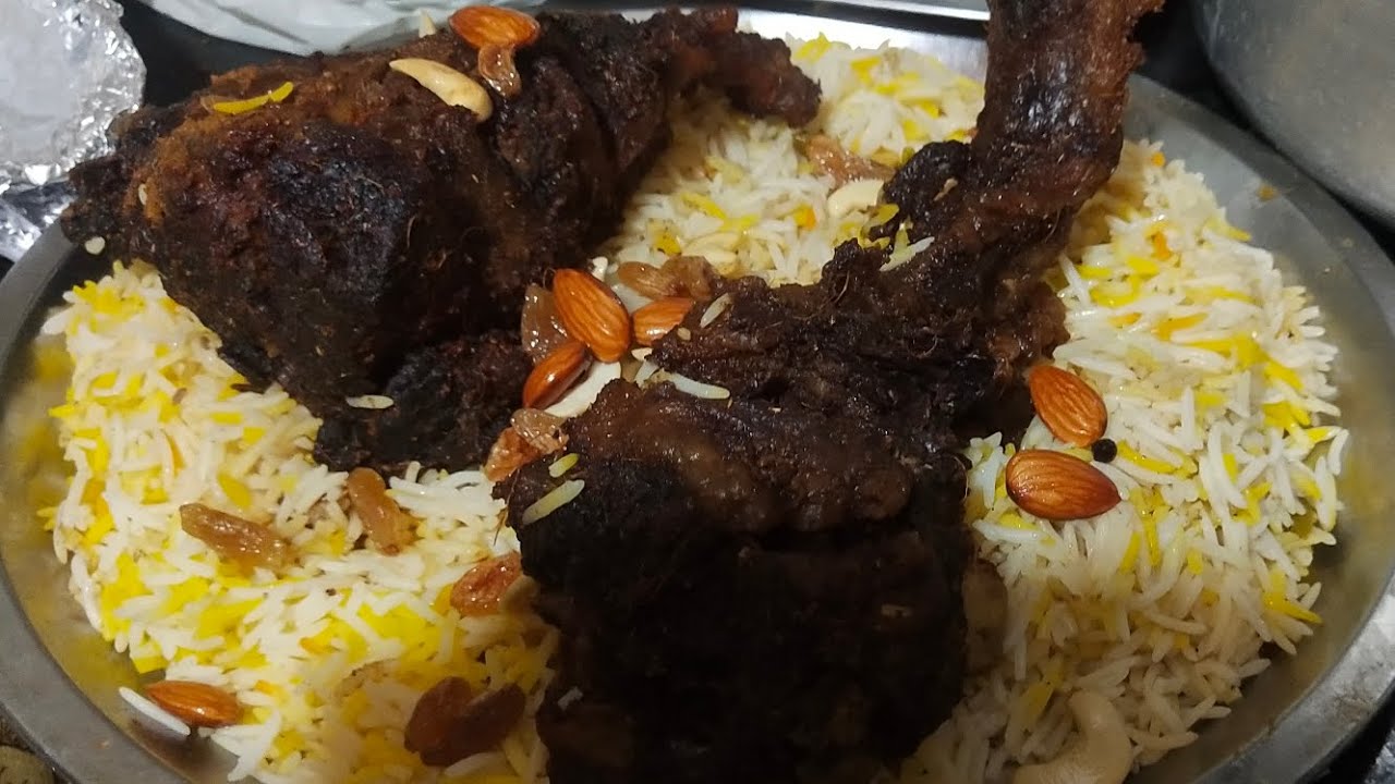 Mandi recipe mutton raan mandi tsty full video 😋😋😋 - YouTube