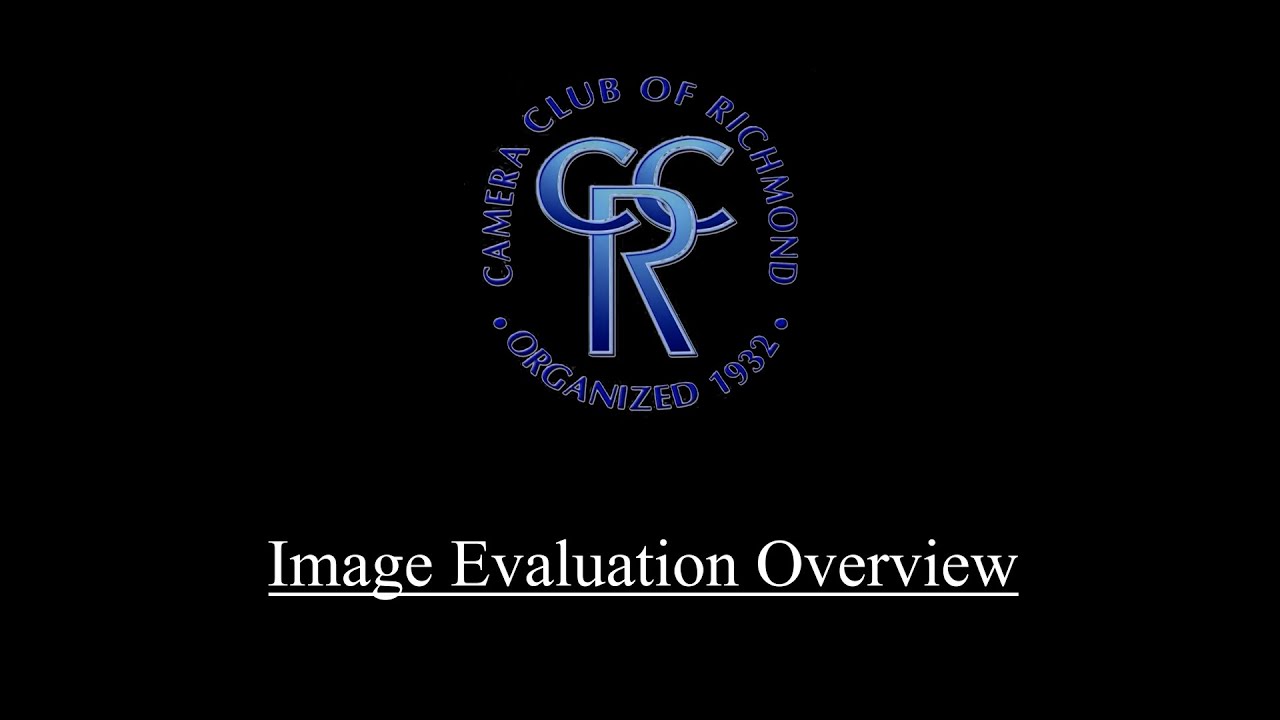 CCR Webinar "Image Evaluation Overview" 2024 - YouTube