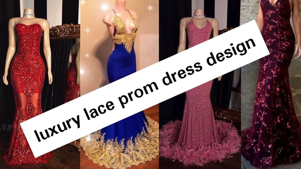 Outstanding, incredible, most beautiful luxury lace prom dress design ...