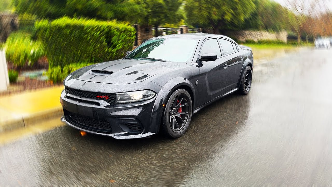 850 HP HELLCAT REDEYE RAIN POV - YouTube
