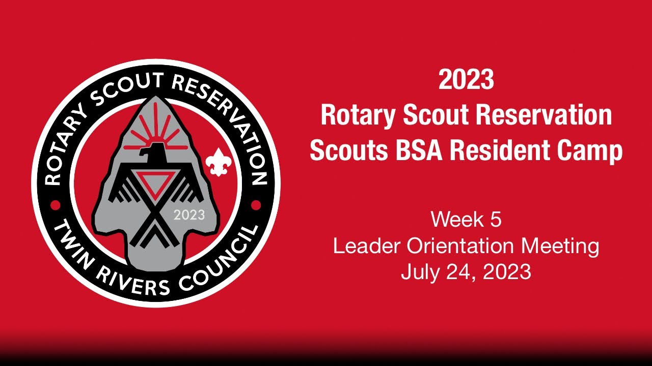Scouts BSA Resident Camp Week 5 Pre-Camp Meeting - YouTube