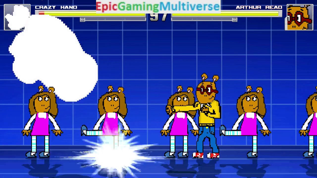 Arthur Read VS Crazy Hard On The Hardest Difficulty In A MUGEN Match ...