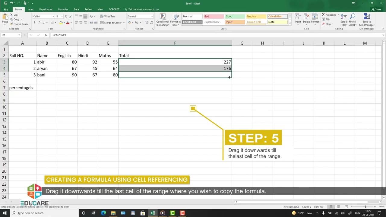 Formulas and Functions in Excel 2016 | Chapter 4 | Concept IT - 6 - YouTube