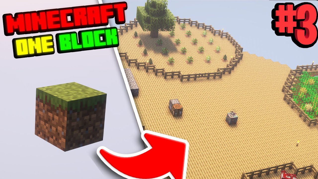 I Renovate My Island In One Block Minecraft | One Block EP#3 - YouTube