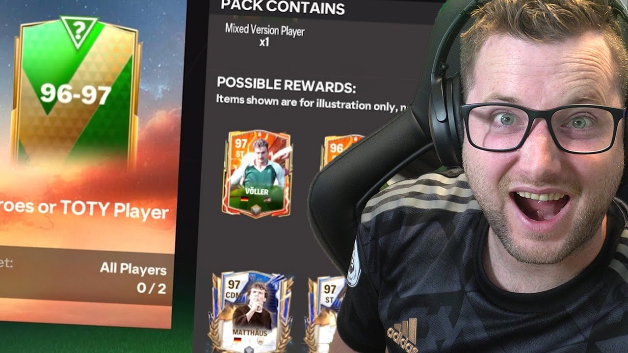 Prime Hero Pulls in the 96-97 Hero or TOTY Player Exchange on FC Mobile ...