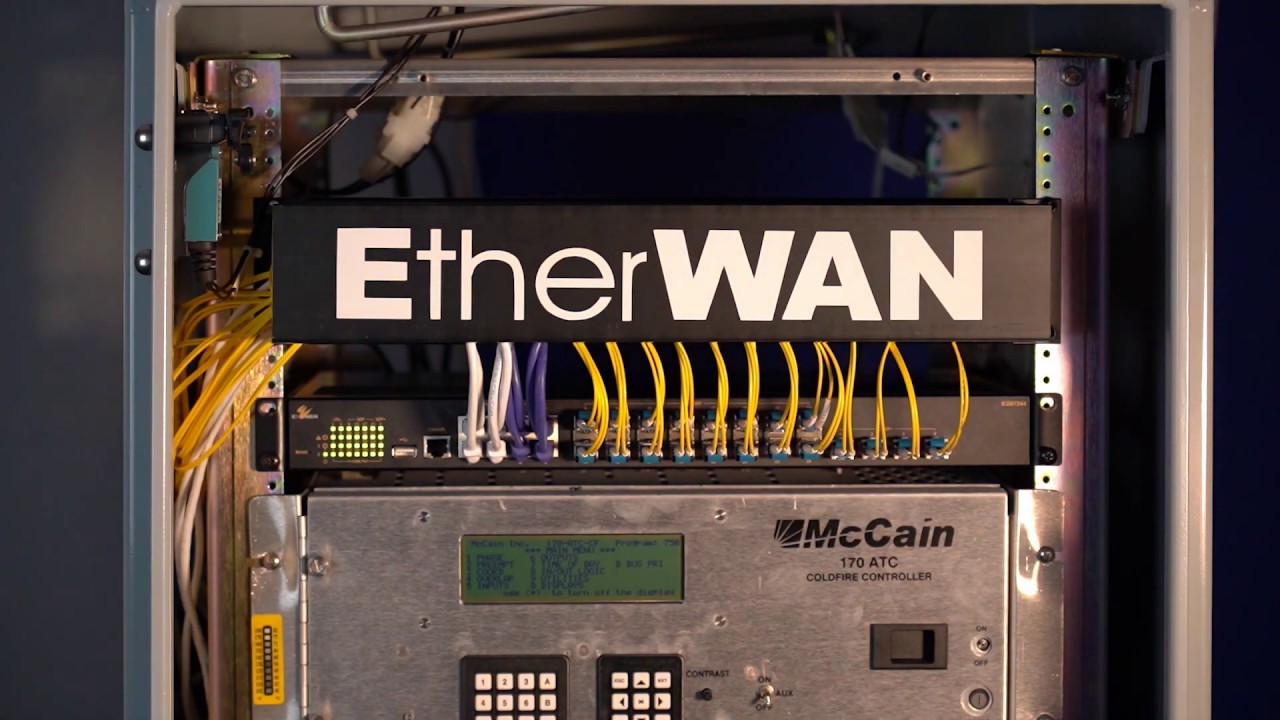EtherWAN EG97000 : Industrial Gigabit Layer 3 Fiber Switch - YouTube