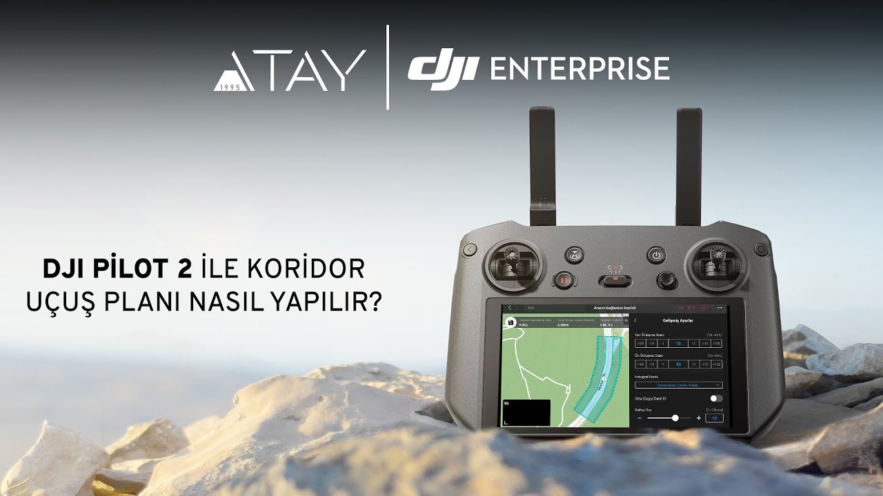 DJI Pilot 2 ile Koridor Uçuş Planı Nasıl Yapılır? - YouTube