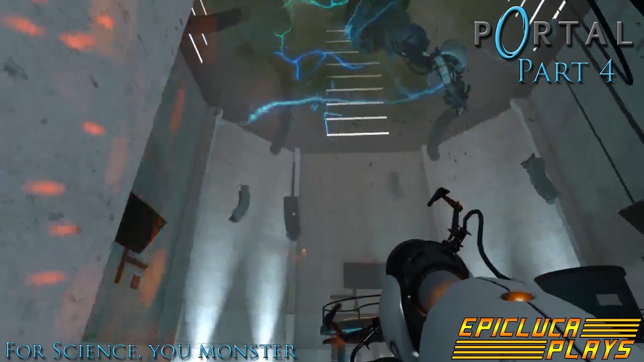 Portal Part 04 - For Science, You Monster (Steam) | EpicLuca Plays ...