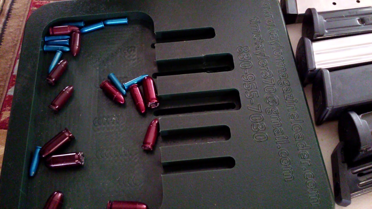 One Handed Magazine Loader ManyMag - YouTube