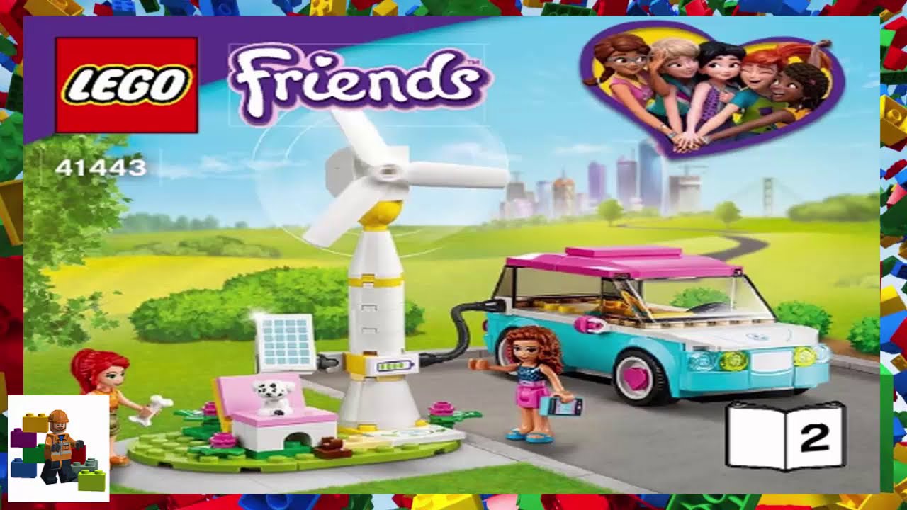 LEGO instructions - LEGO Friends - 41443 - Olivia's Electric Car (Book ...