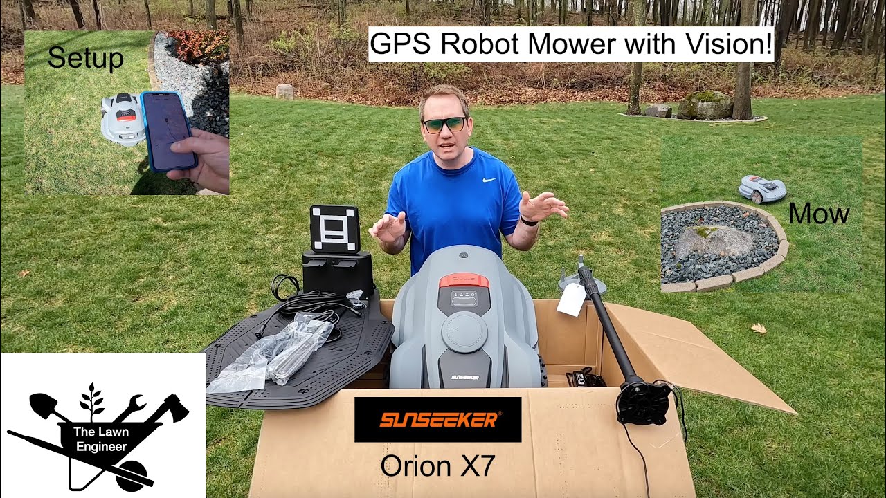 Sunseeker Orion X7 Review: the coolest robot lawnmower in 2024! - YouTube