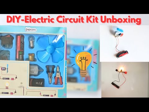 Science Experiment Kit Unboxing | DIY Electric Circuit Kit Unboxing and ...