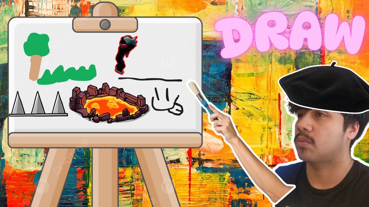 DRAW TO SURVIVE! (Drawing obby) - YouTube