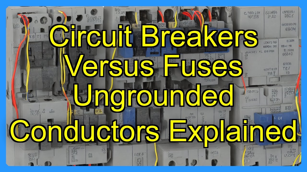 Circuit Breakers Versus Fuses Ungrounded Conductors Explained - YouTube
