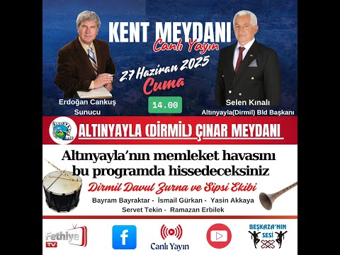 Altınyayla (Dirmil) Belediye Başkanı Selen Kınalı ile KENT MEYDANI