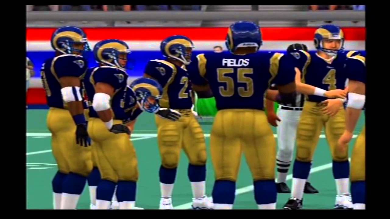 New England Patriots vs St. Louis Rams Pretend Super Bowl 36 Madden NFL ...