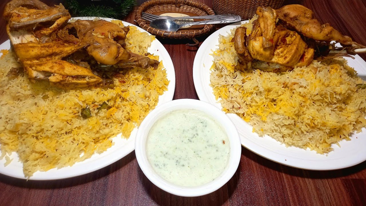 SPICY CHICKEN SAJJI WITH RICE RECIPE by SpiceHub | yummy Sajji recipe ...