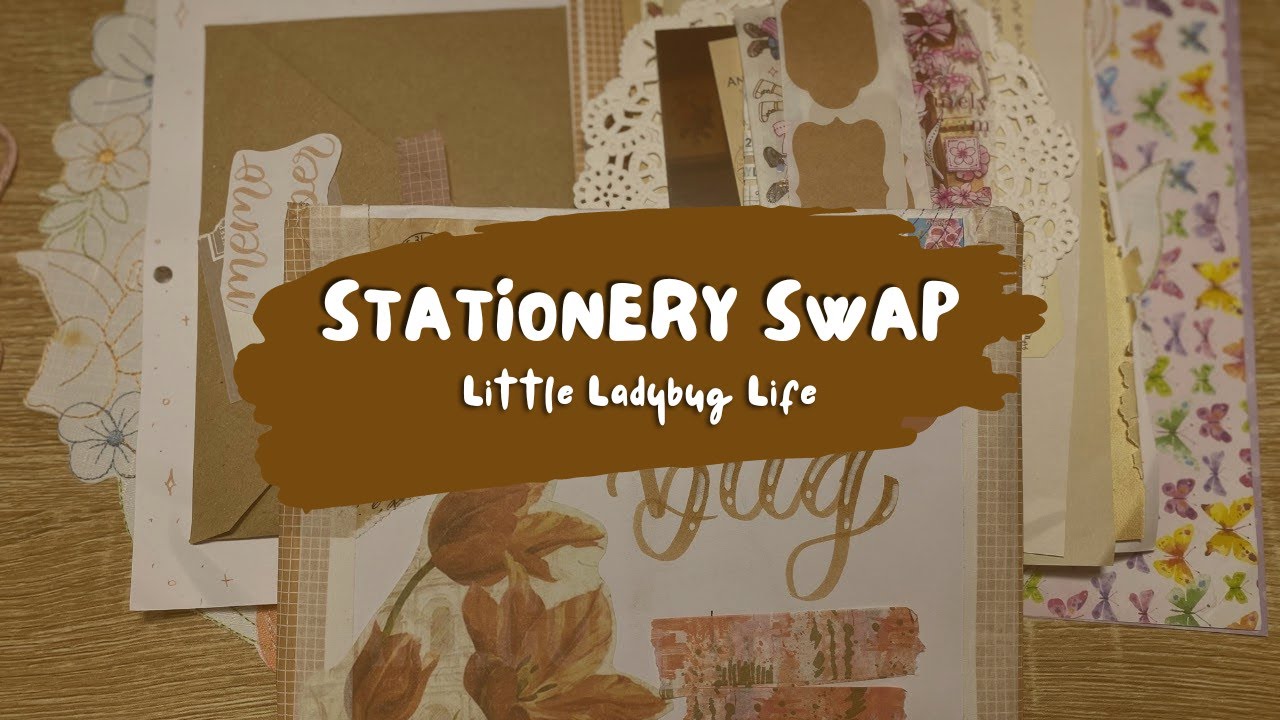 Opening A Stationery Swap From @Mulpiix - YouTube