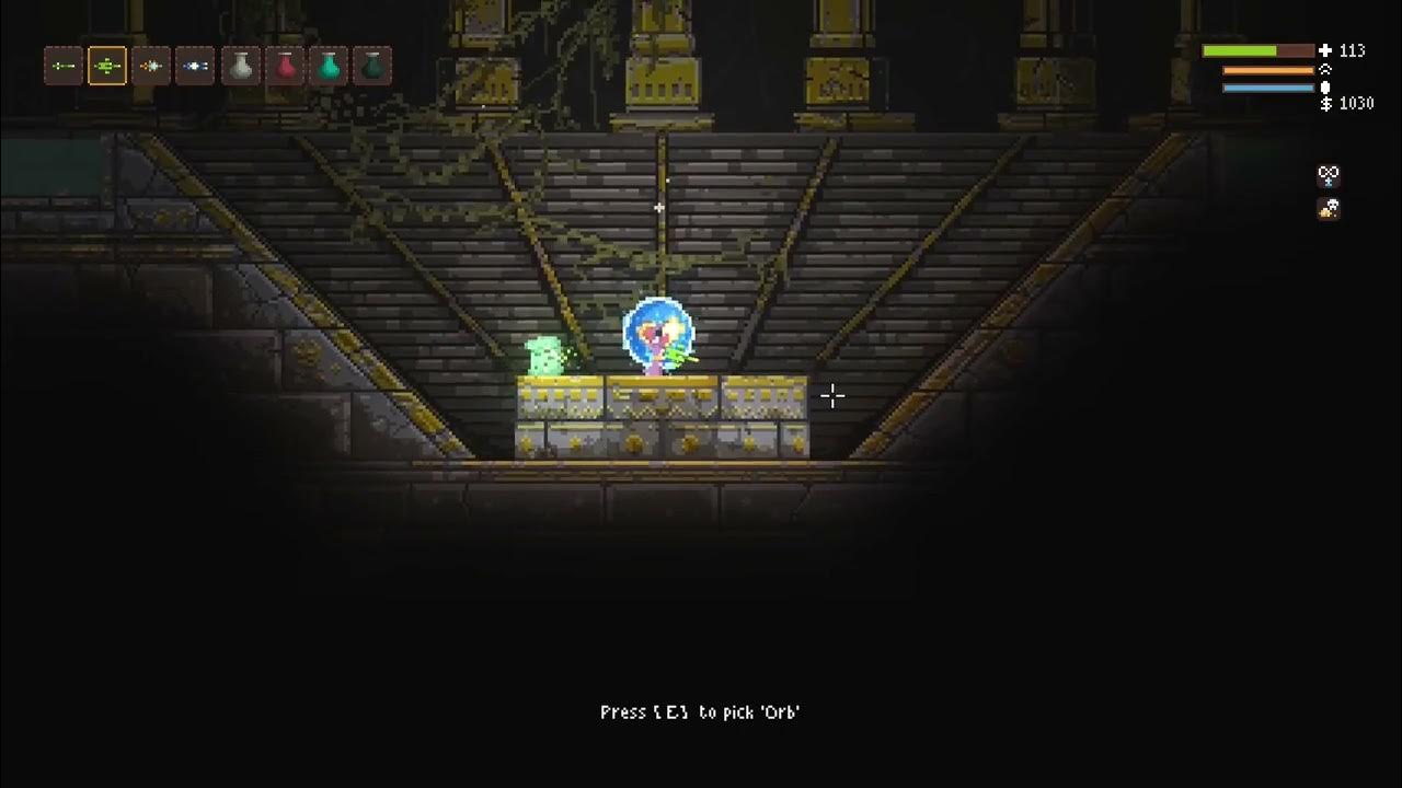 Noita Apprentice thinks she's hot shit and challenges the Wand Connoisseur with Magic Missile ...