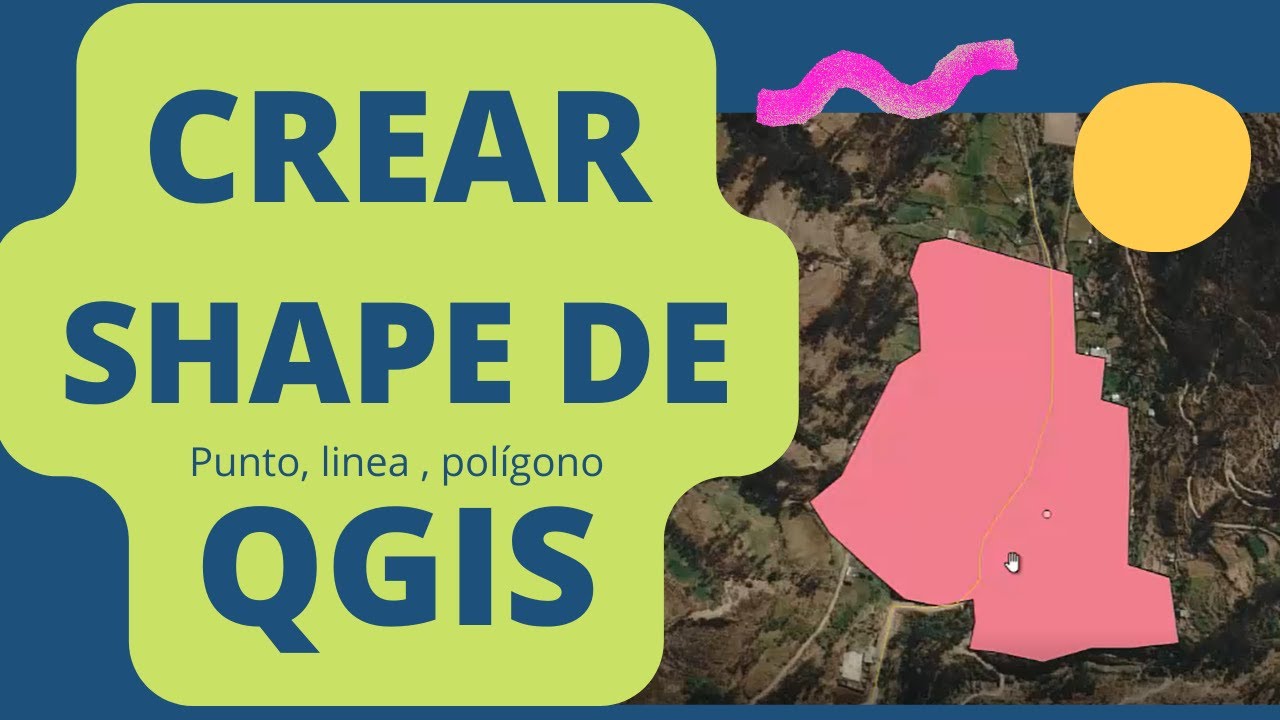 CREAR SHAPEFILE EN QGIS (POLIGONO, LINEA Y PUNTO) 2022 - YouTube