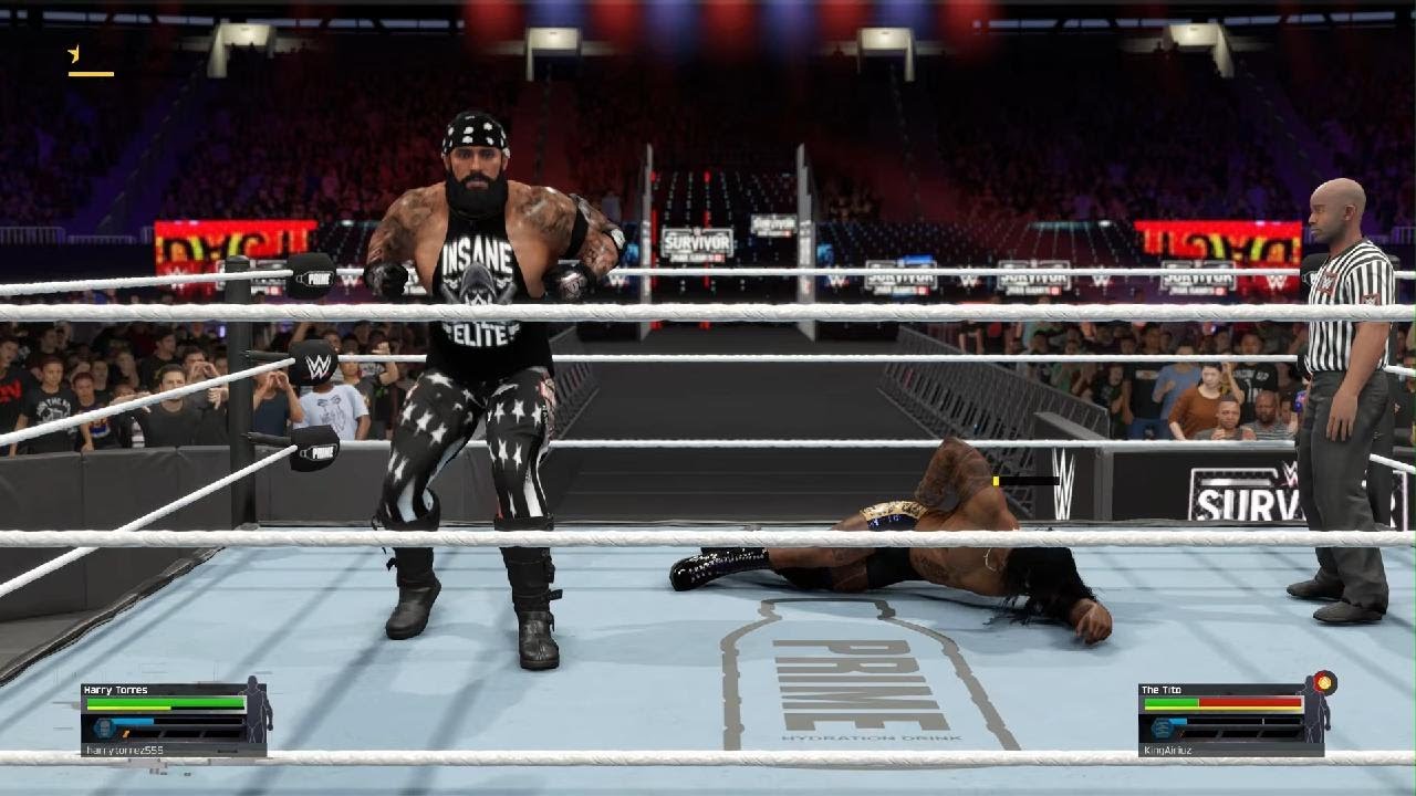 WWE 2K25 The Bigman Harry Torres vs The Tito - YouTube