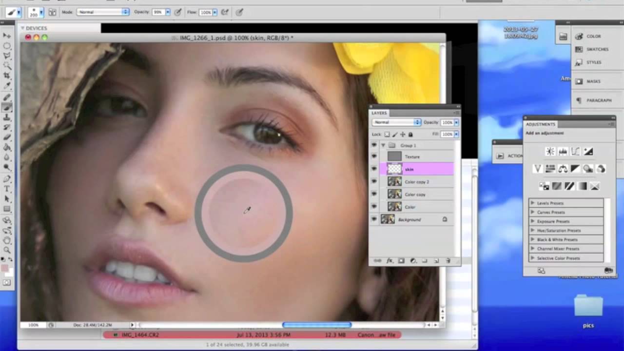 Professional Skin Retouching and Editing - Photoshop Tutorial [ PART 2/ ...