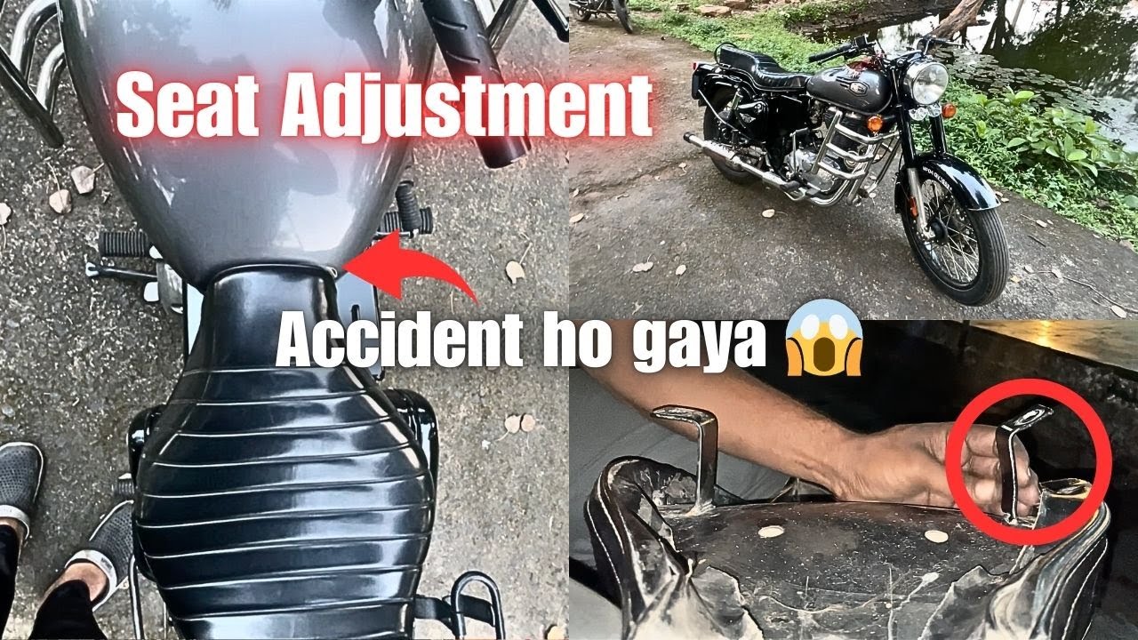 How to Adjust Seat of Bullet standard 350 | Bullet Seat adjustment | # ...