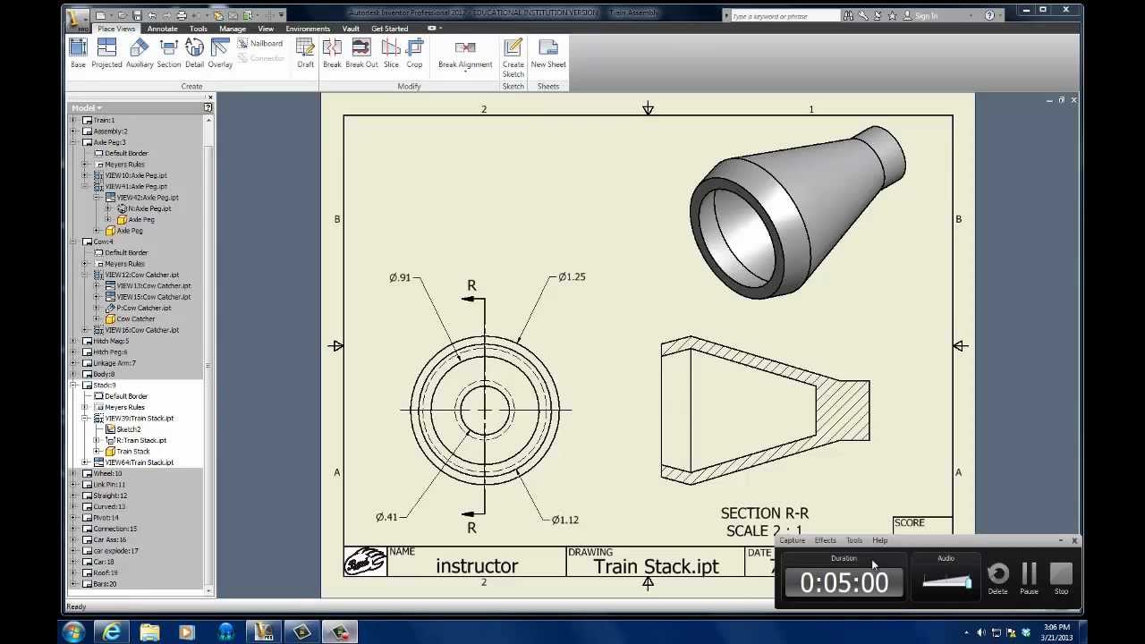 Section, Auxiliary, Detail - YouTube