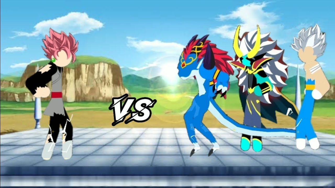 Stickman Warriors Fight - Evil Goku vs Migra, Mekaruba, Vegeta Ultra ...