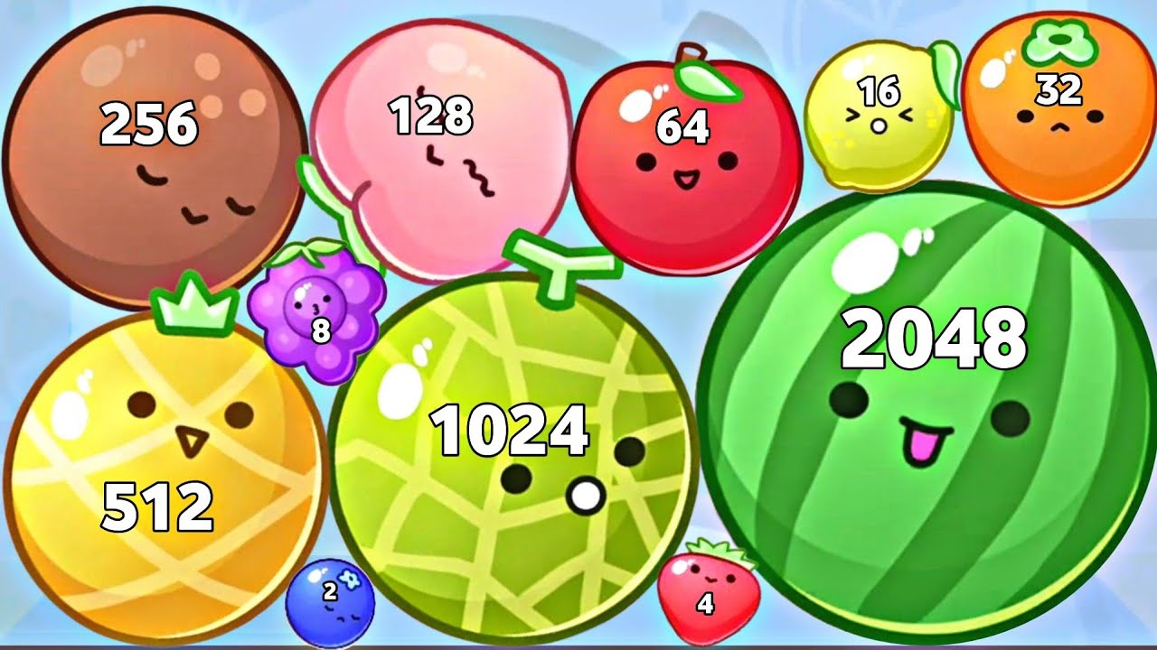 🍉Watermelon Game - Merge 2048 Fruits Math, Level Up Suika Ball Max ...