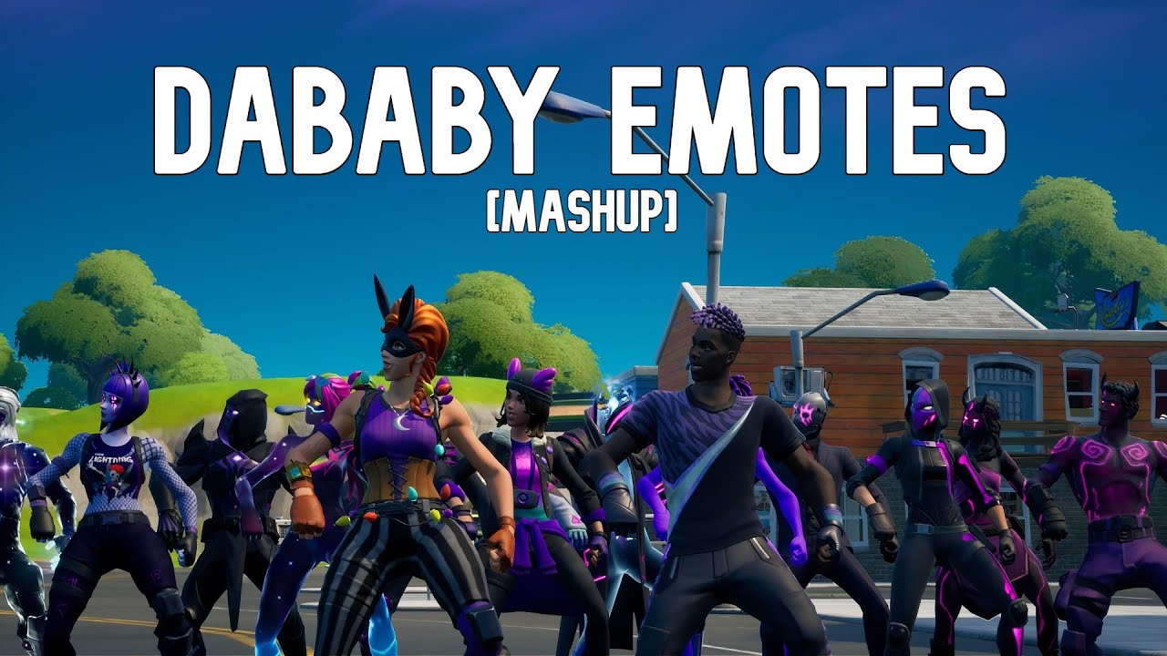Fortnite - Dababy Emotes Mashup Ft.@PlacidYT - YouTube