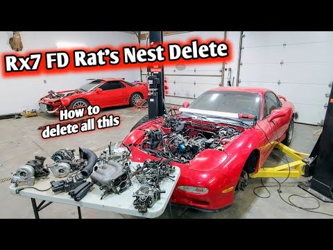 Rats Nest Delete - Vacuum Line's / Solenoid Clean Up on a TwinTurbo 13b ...