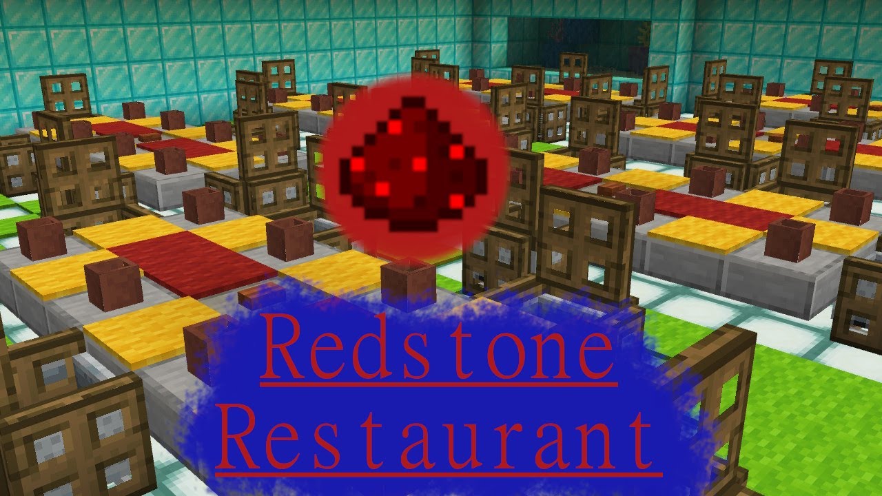 🏨#1 Restaurant - Redstone Hotel - Minecraft - YouTube